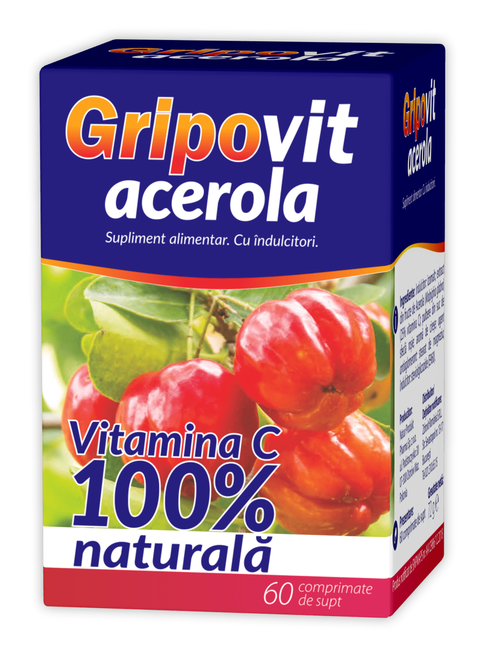 Ai încredere în noul Gripovit ACEROLA – Vitamina C 100% naturală ...